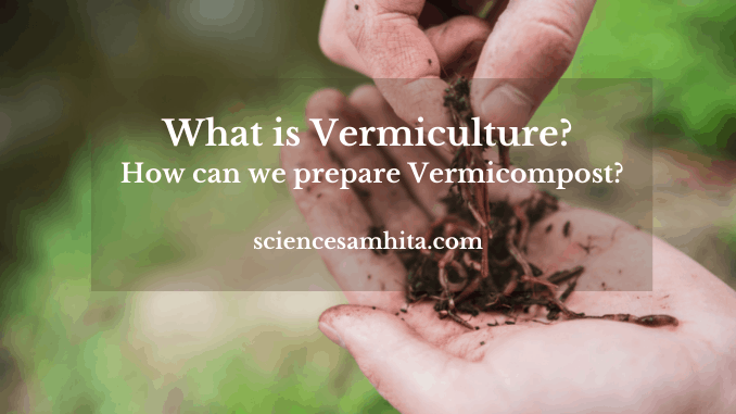 What is Vermiculture? How can you prepare Vermicompost? – Science Samhita