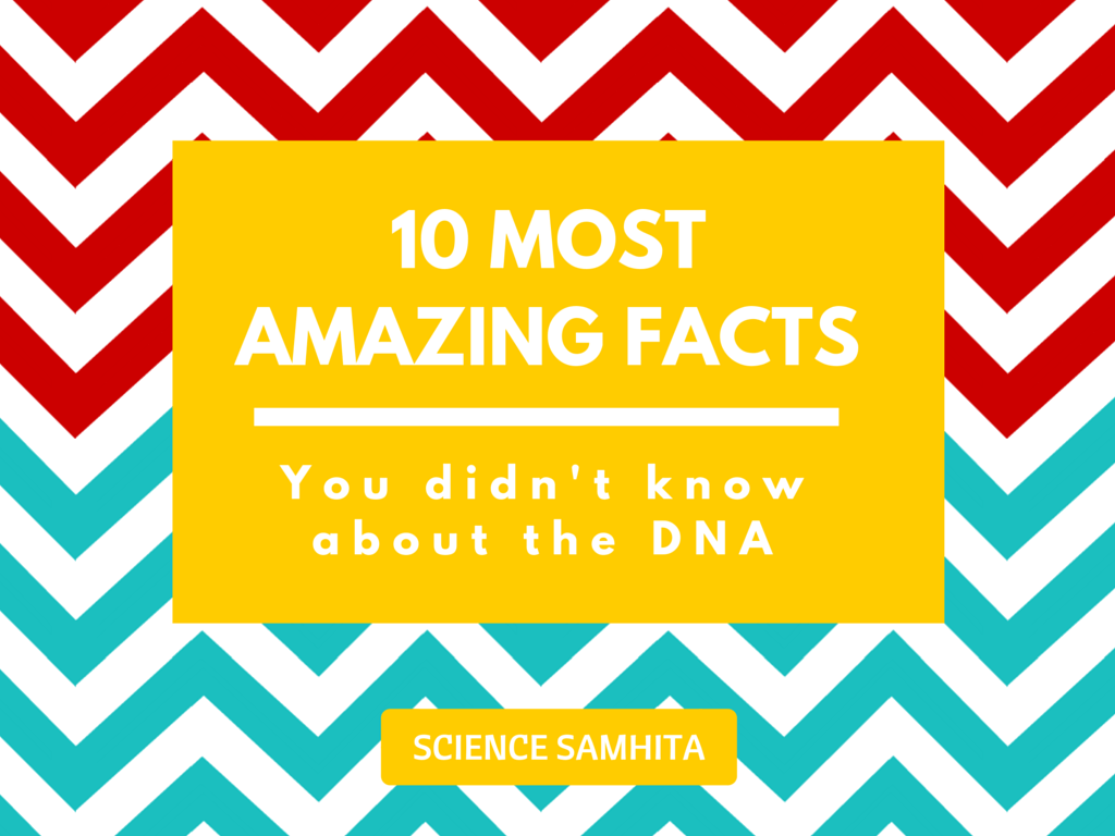 10 most amazing facts about DNA – Science Samhita